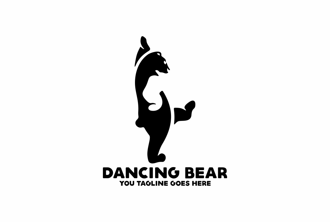 Dancing Bear Logo, a Branding & Logo Template by Brandlogo