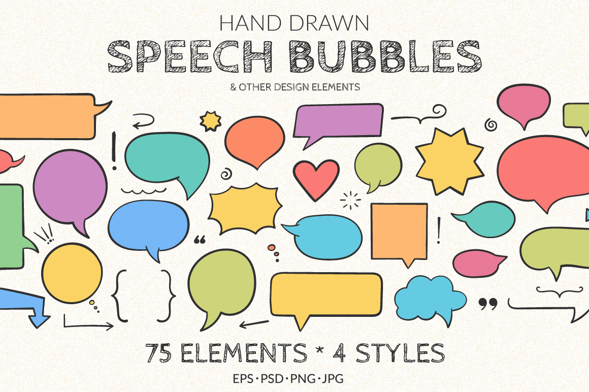 Speech Bubbles, a Graphic by PixMarket