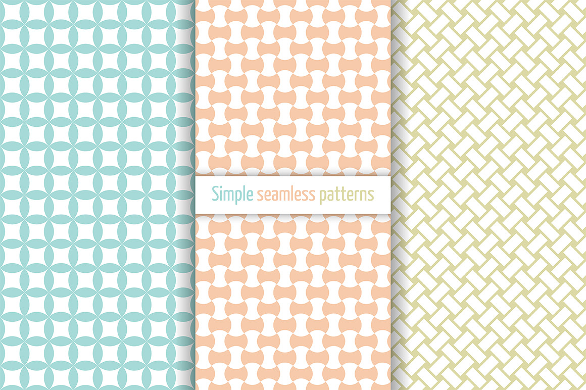 Classical simple seamless patterns, a Pattern Graphic by pattern shop
