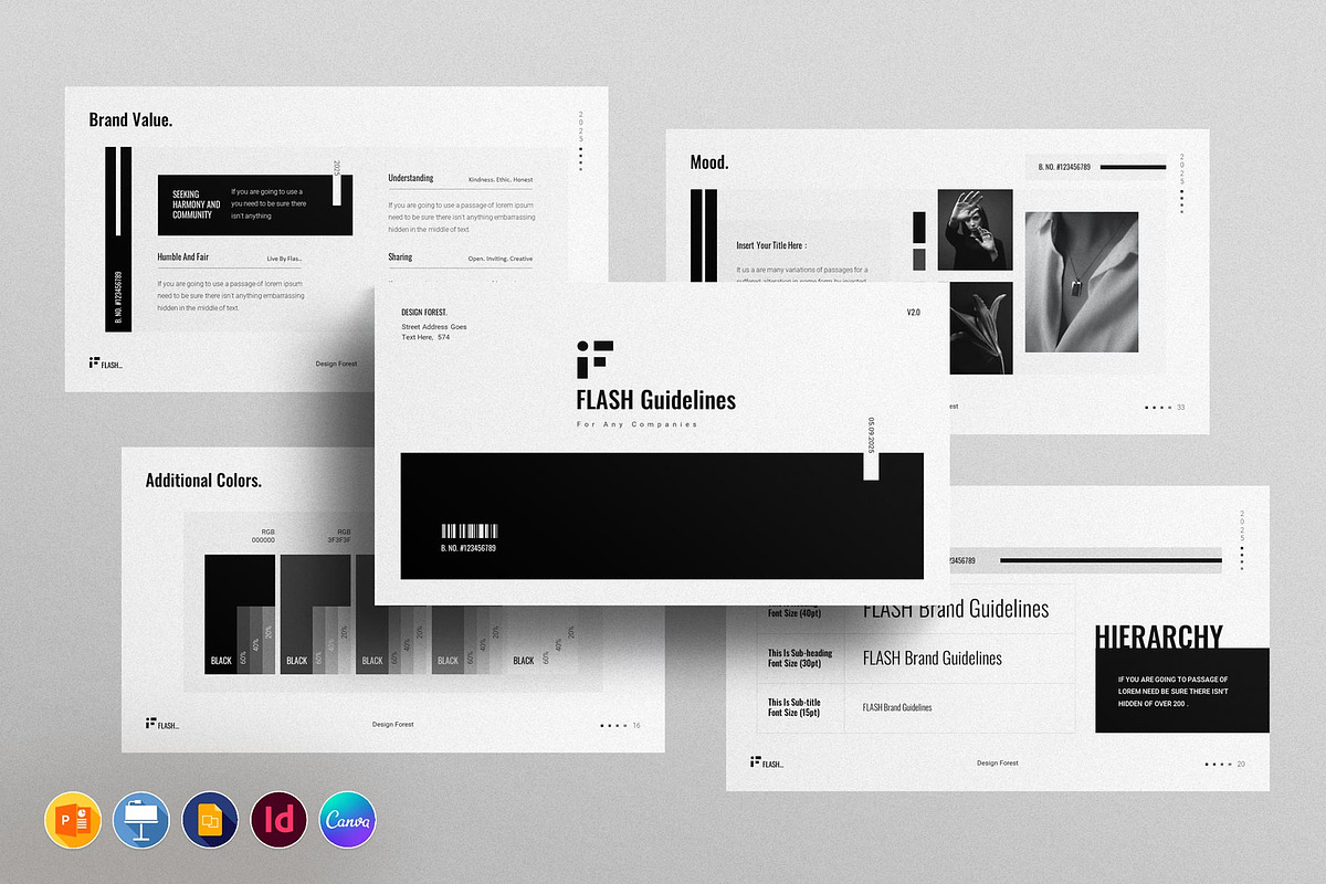Brand Guidelines Presentation Design, a Presentation Template by ...