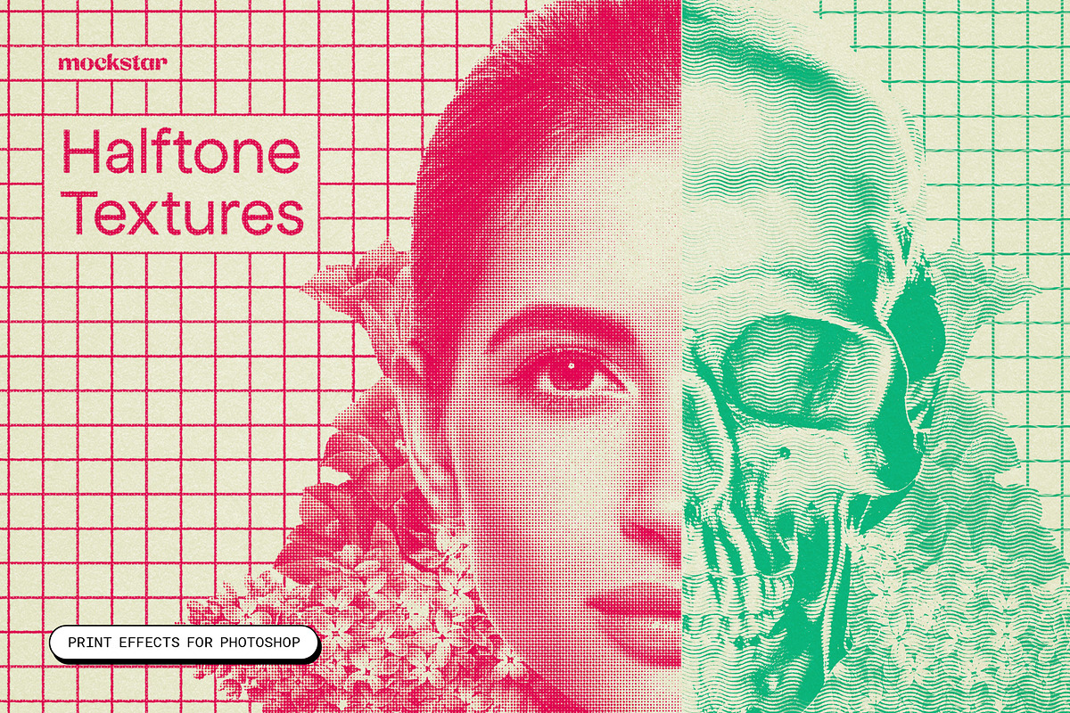 Halftone Textures for Photoshop