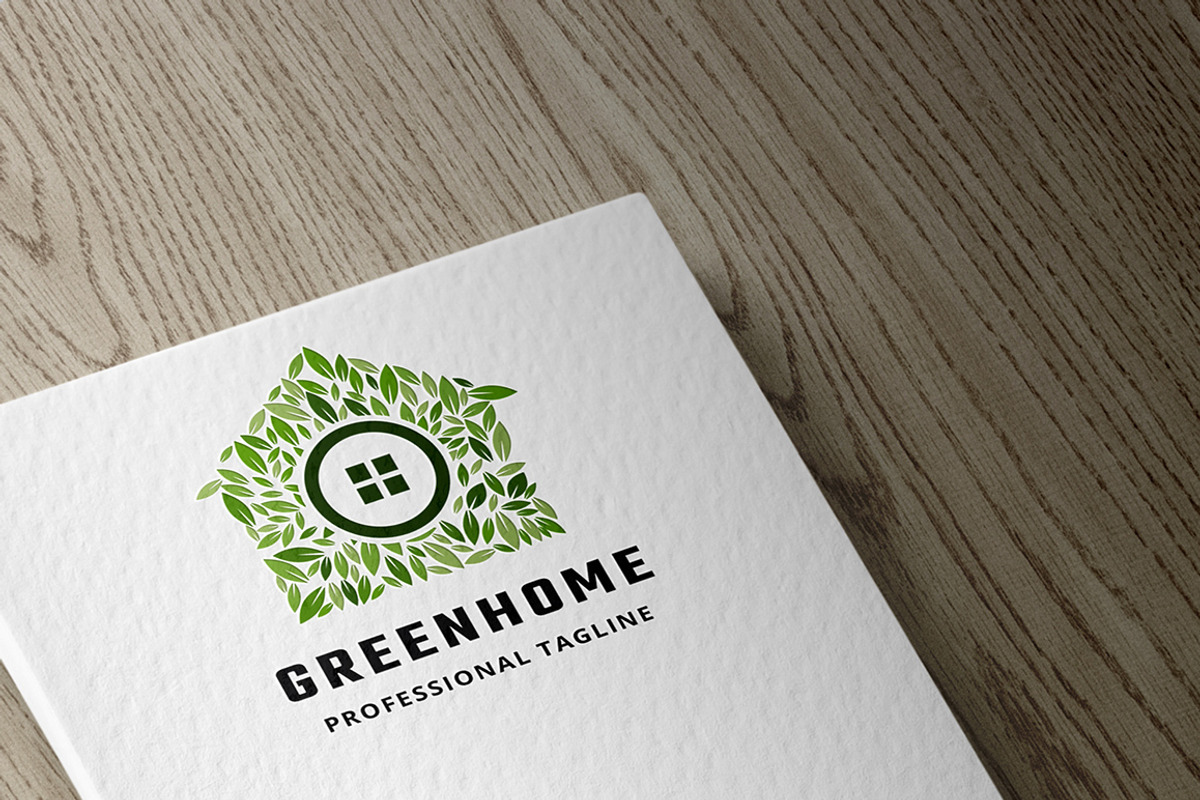 Green Home Logo, a Branding & Logo Template by Design_Planet