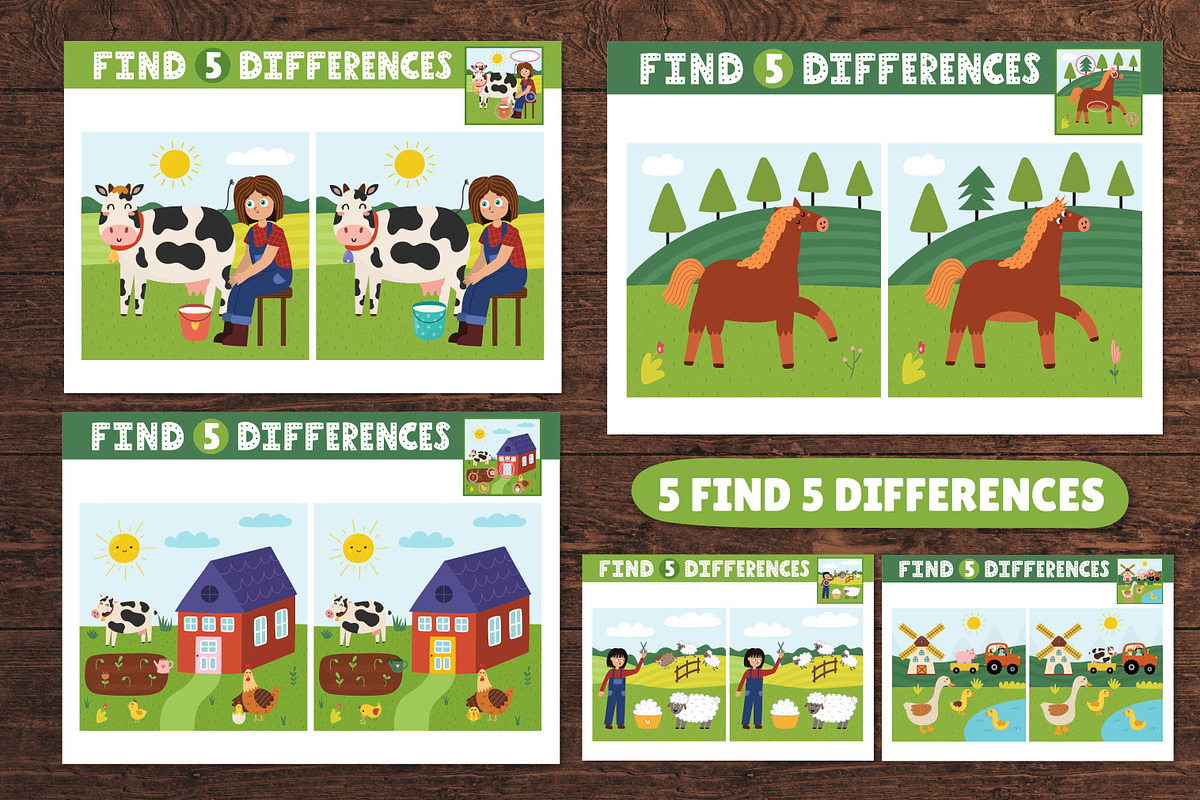 Farm Activity Pages Collection