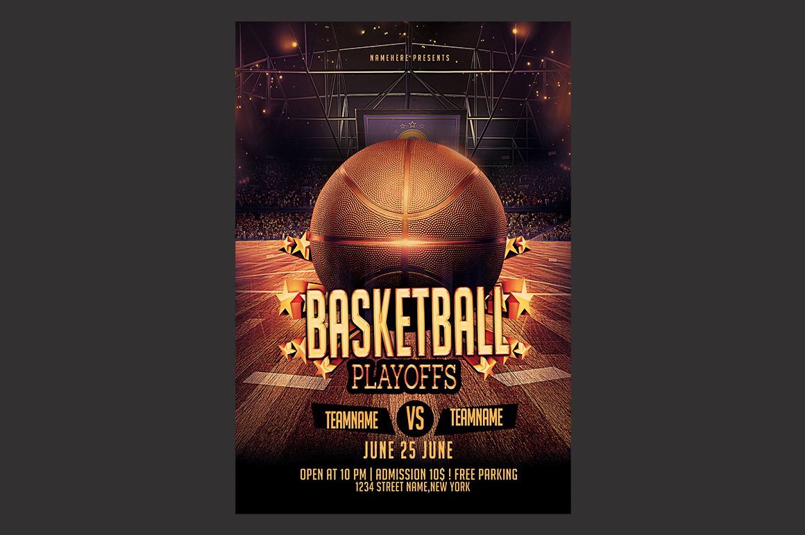 Basketball Flyer, a Flyer Template by DSGraphicDesign