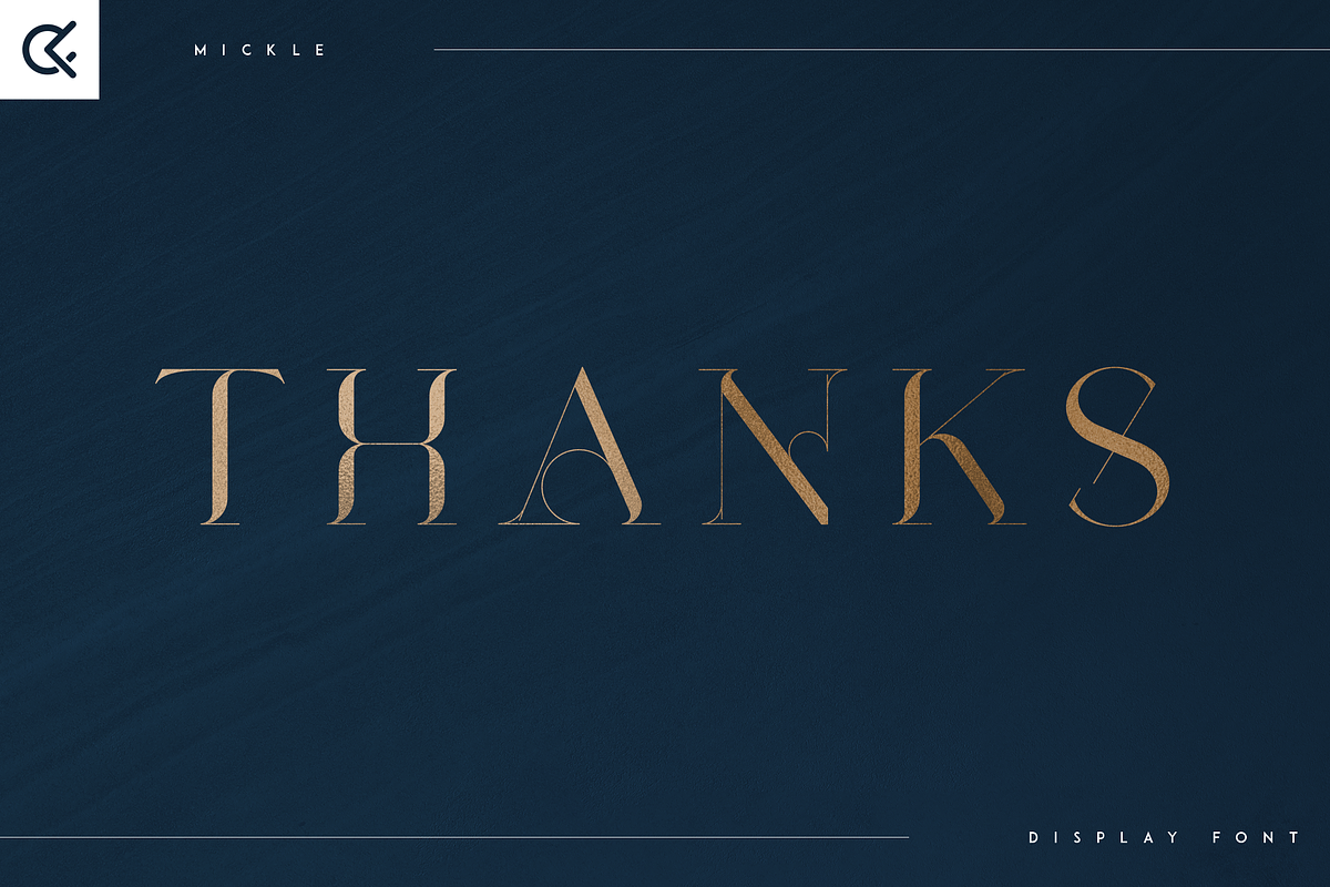 Mickle - Creative Display Font