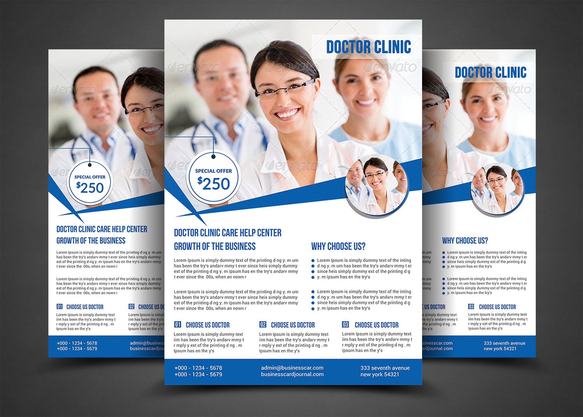 Health & Medical Doctors Flyer Templ, a Flyer Template by AfzaalGraphics