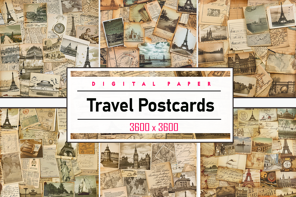 Vintage Travel Postcards