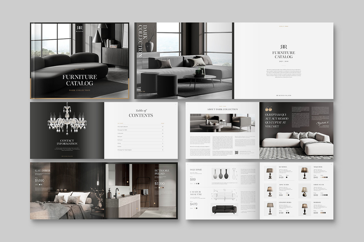 Landscape Catalog Template, a Brochure Template by BrandPacks