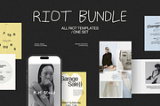 RIOT BUNDLE | 5 IN 1, a Social Media Template by Simple có