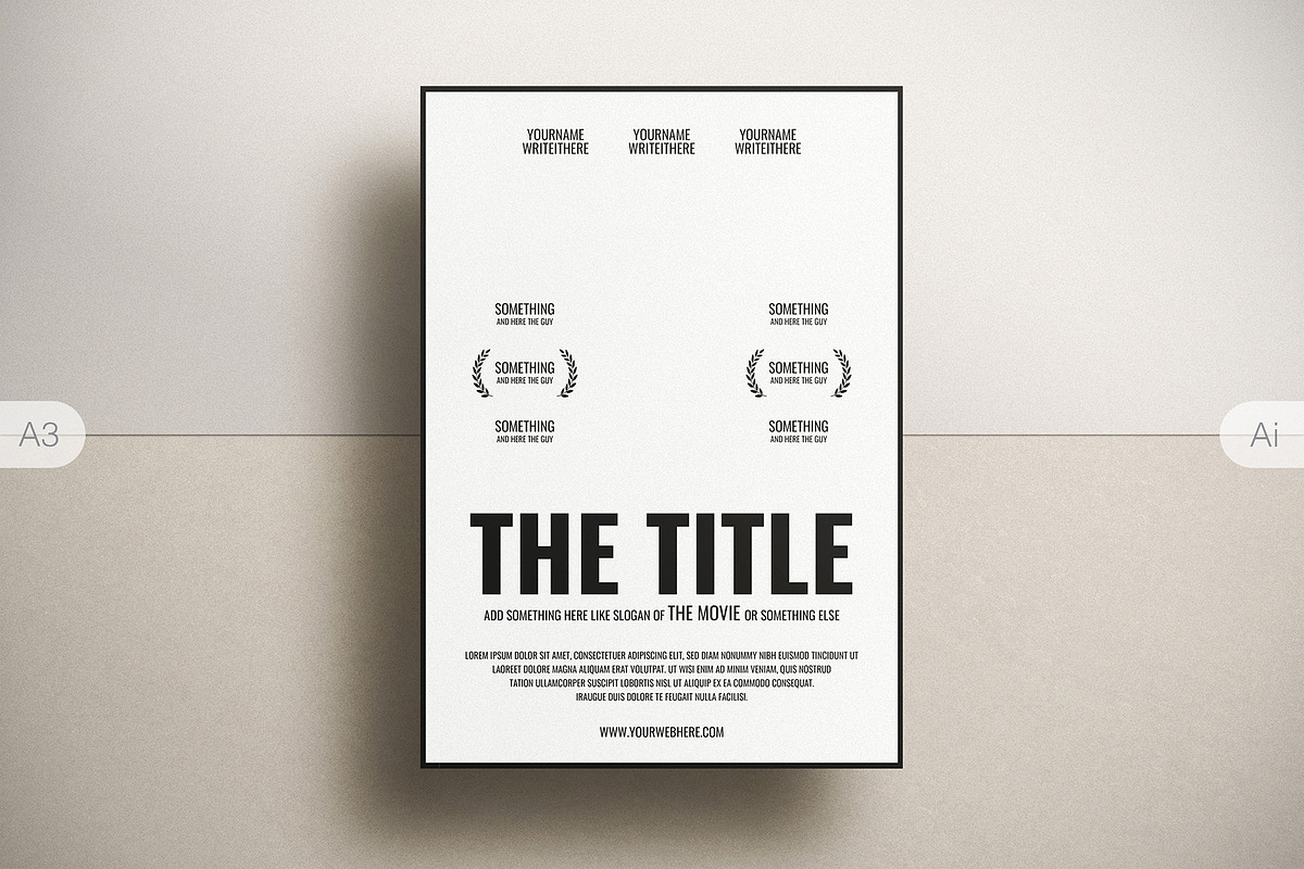 10 Illustrator Posters Bundle, a Poster Template by Luuqas Design