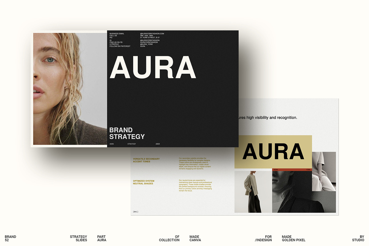 Brand Strategy Presentation | AURA, a Presentation Template by ...