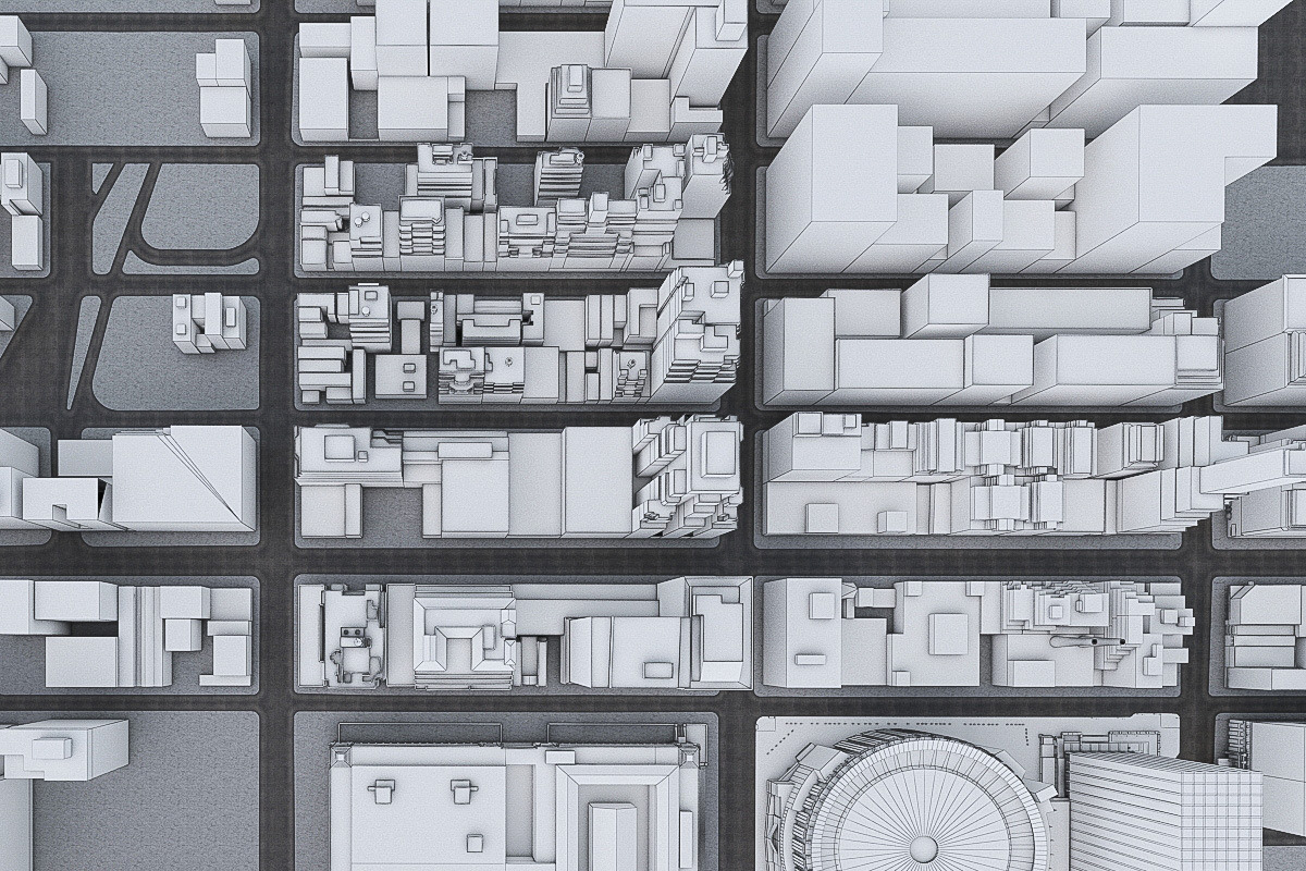 Madison Square Garden, an Architecture 3D Model by 3DNUTS