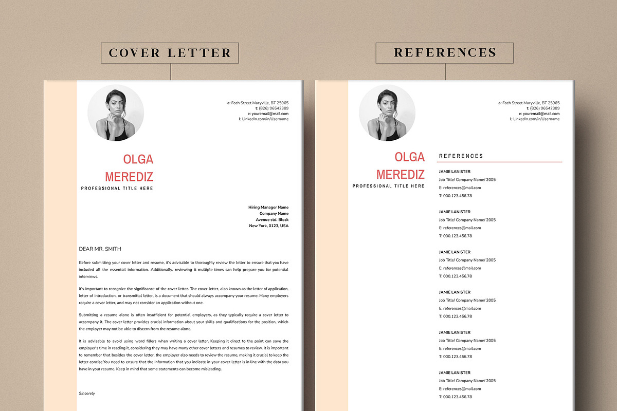 Resume Template for Professionals, a Resume Template by Quality Resume