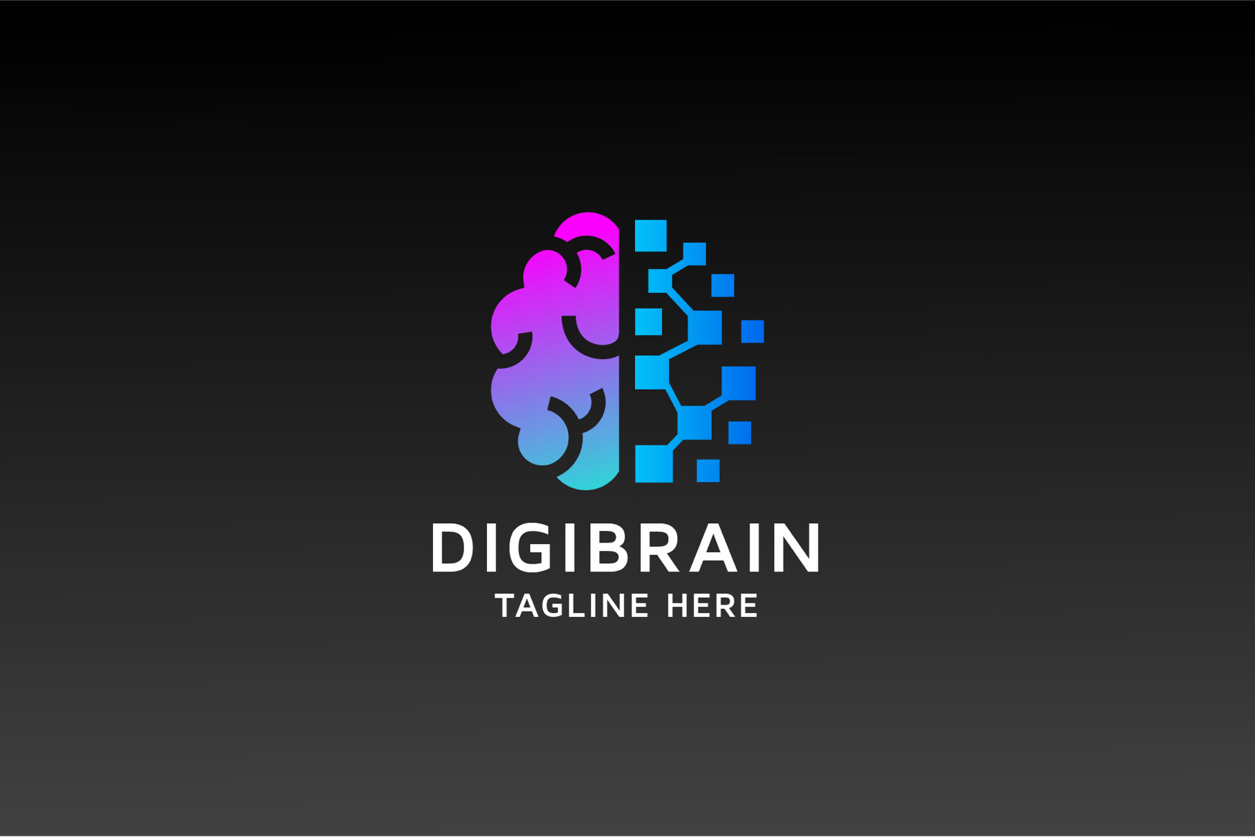 Digi Brain Logo | Branding & Logo Templates ~ Creative Market