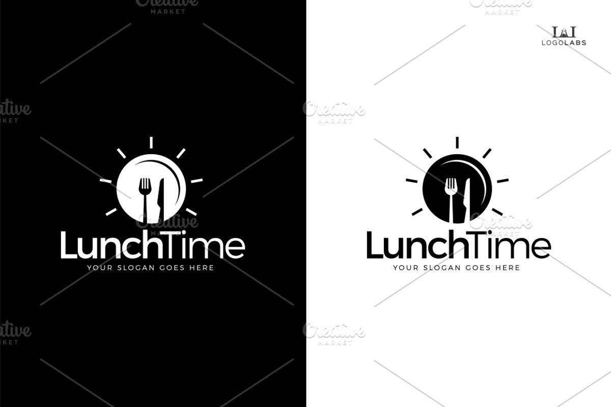 Lunch Time Logo, a Branding & Logo Template by LogoLabs