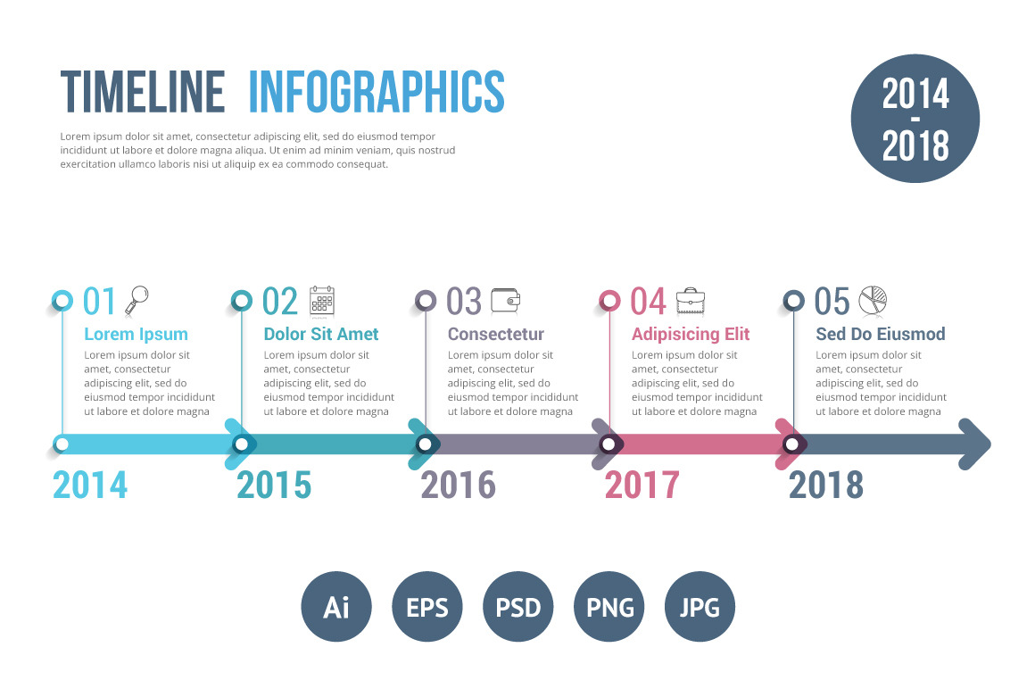 Timeline, a Graphic by PixMarket