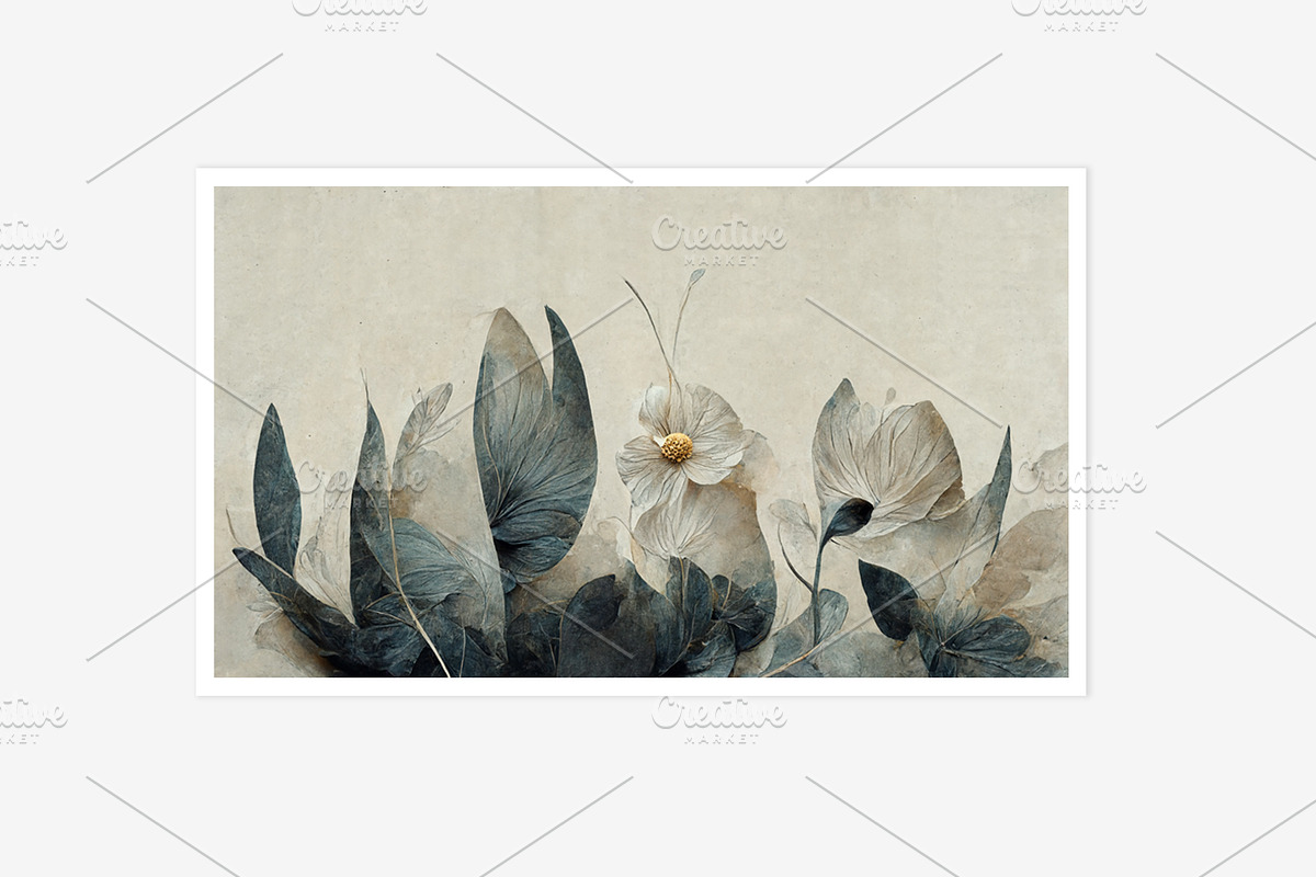 Lyba Collection · Botanical Wall, a Texture Illustration by milatovar