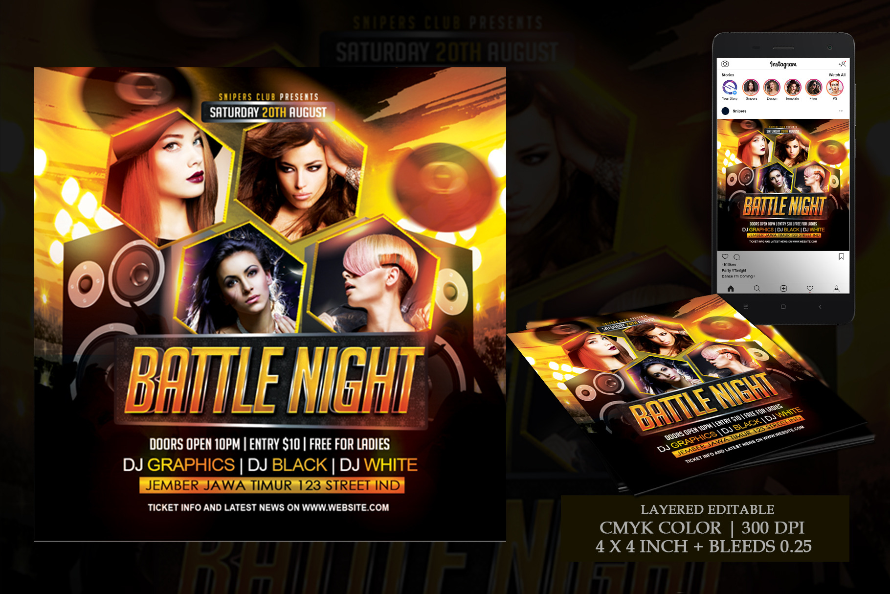 Battle Night Flyer, a Flyer Template by DreamColor