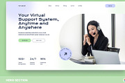 VirtuEase - Virtual Assistant Hero | UI Kits and Libraries ~ Creative ...