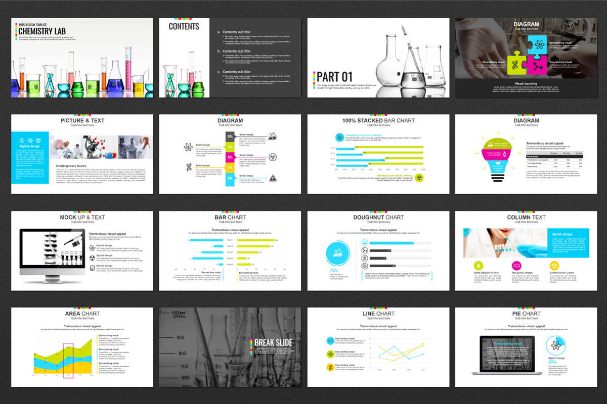 Chemistry Lab Presentation Template, a Presentation Template by ...