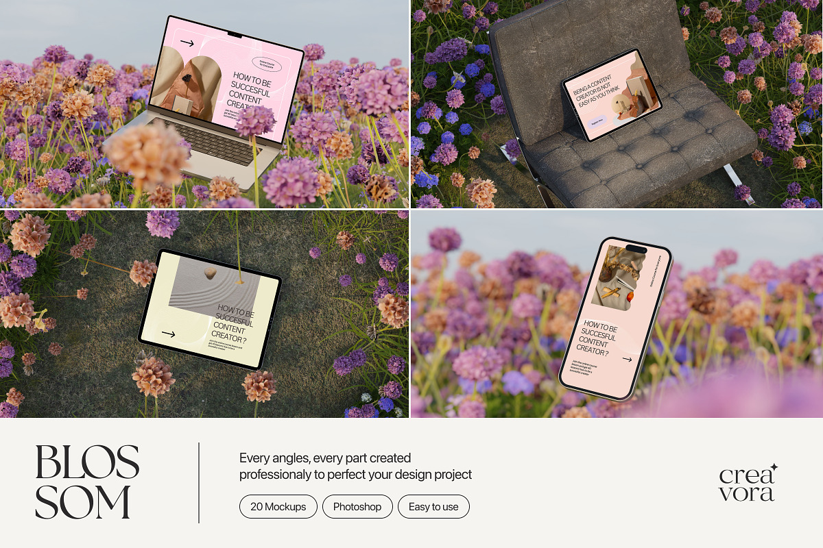Blossom - Spring Mockup Bundle