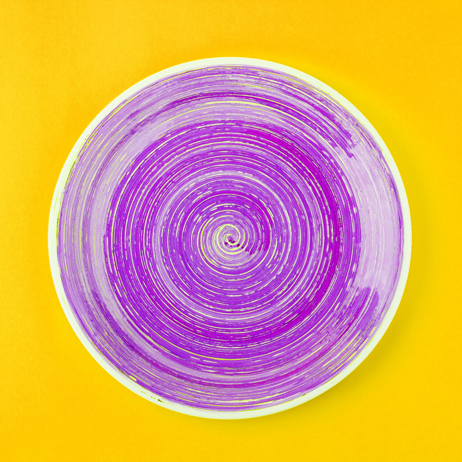 Saturated violet plate on the dark y, an Abstract Photo by Lisssbetha ...