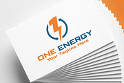 One Energy | Logo Template, a Branding & Logo Template by REDVY CREATIVE