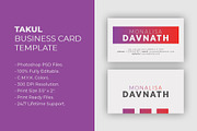 TAKUL Business Card Template, a Business Card Template by Dueza.Com