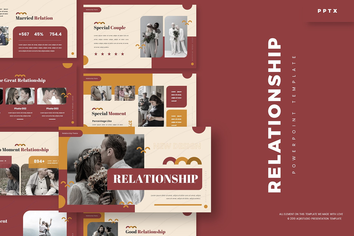 Relationship - Powerpoint Template, a Presentation Template by AQR Studio
