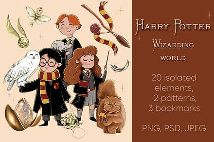 Harry potter digital assets for download designed to impress