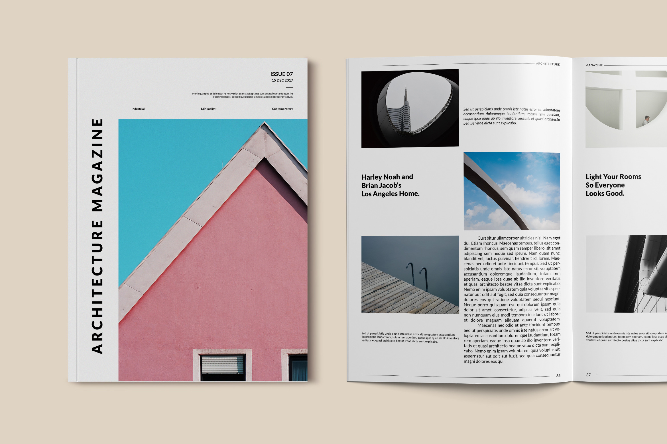 Architecture Magazine Template, a Brochure Template by Bervisual