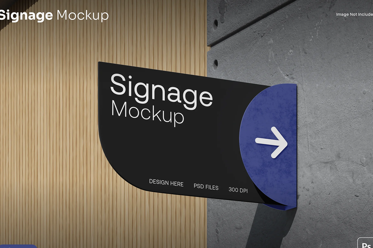 Signage Mockup Outdoor, an Advertising Mockup by graphicsauce
