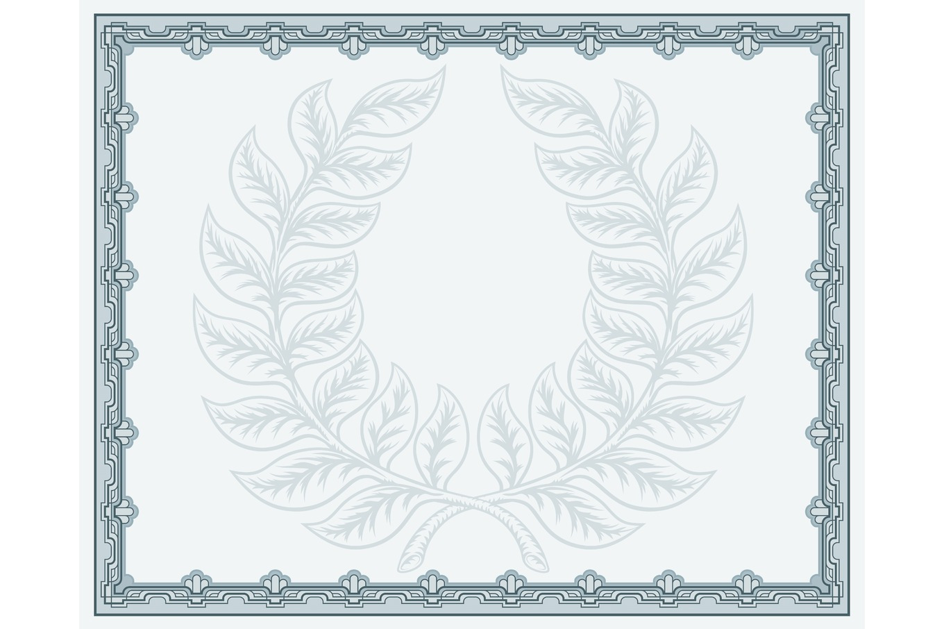 Certificate Template Diploma Background, a Work Illustration by ...