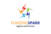 Funding Spark Logo, a Branding & Logo Template by Sajida Salim