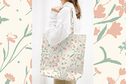 Subtle Flowers, a Wallpaper Graphic by MalyskaStudio