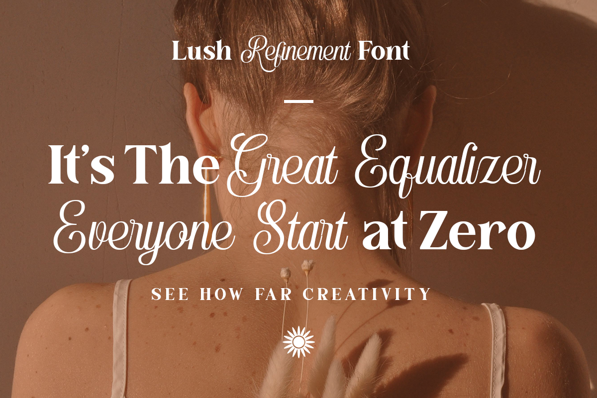 Lush Refinement - Elegant Font
