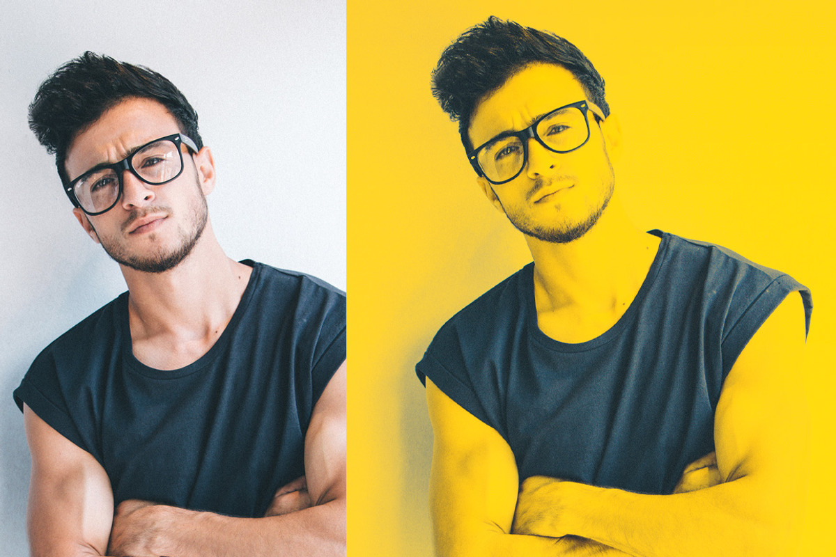 Yellow Color Look Action, an Action Add-On by MRI STUDIO