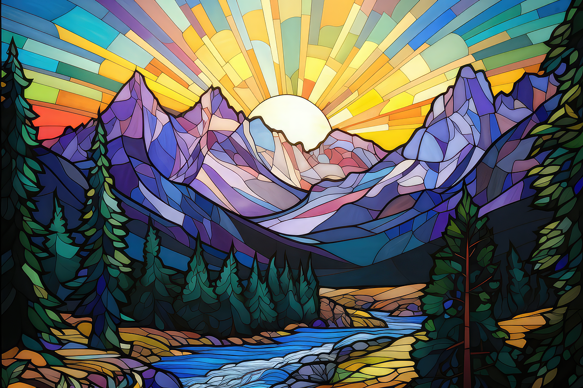 Stained Glass Mountains
