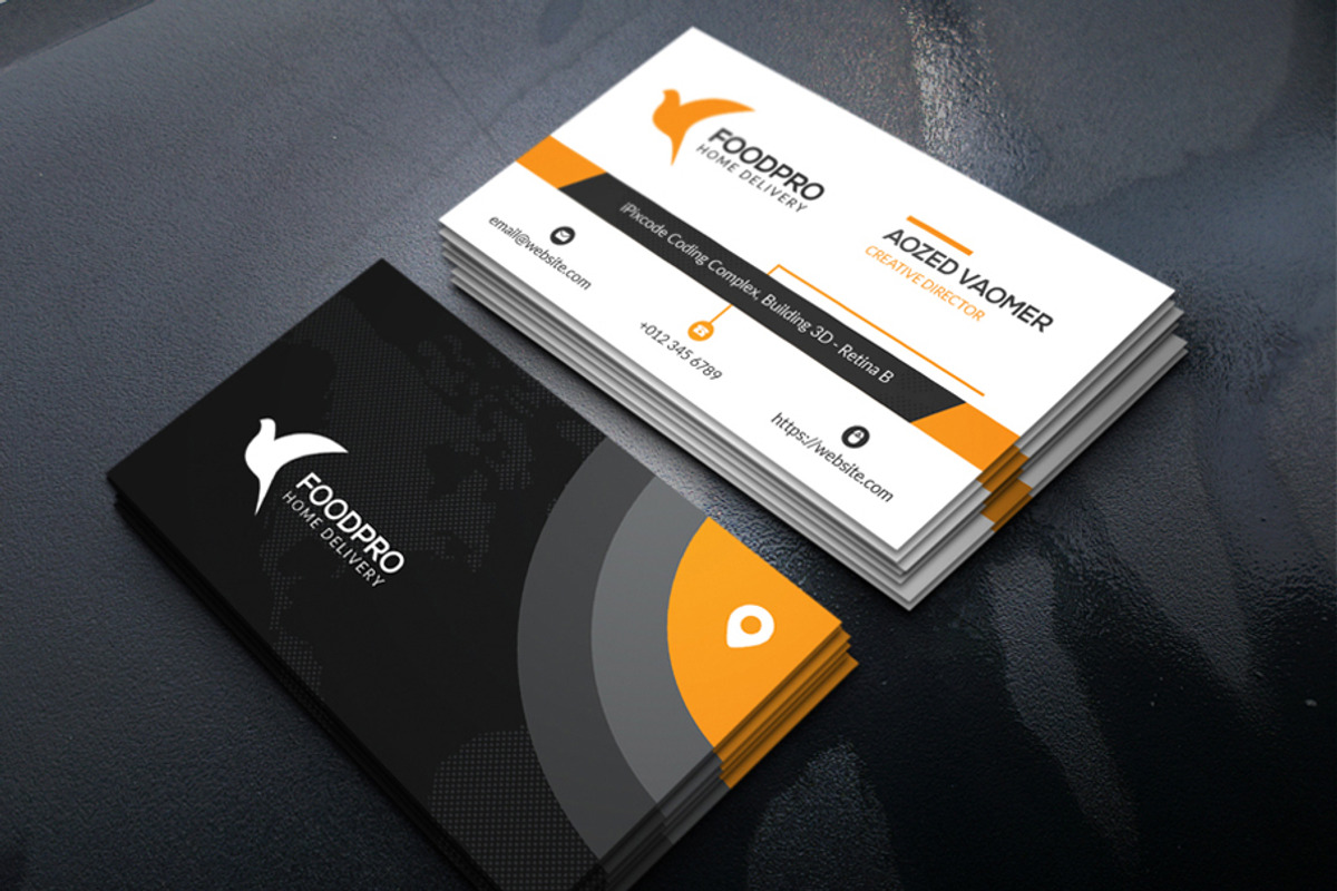 Delivery Business Card, a Business Card Template by xnorpix