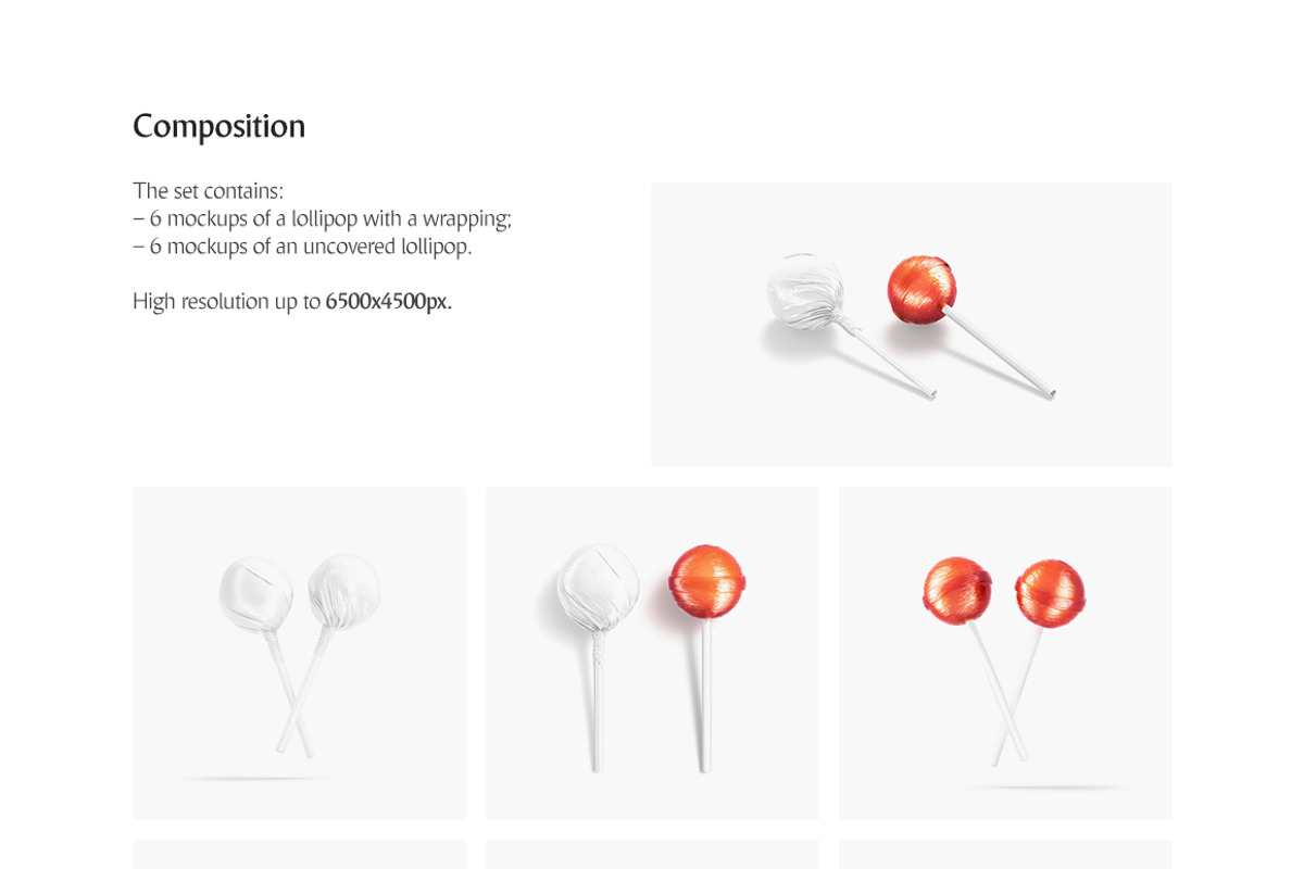 Lollipop Mockups Set, a Packaging Mockup by rebrandy