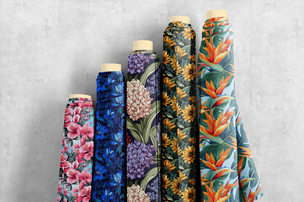 Fabric Rolls Mockup Fabric mockup | Creative Market