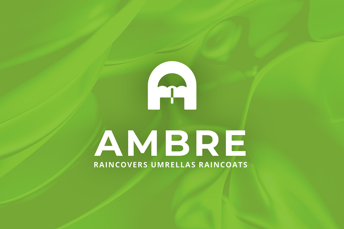 Ambre Letter A Umbrella Logo, a Branding & Logo Template by Tovarkovdesign