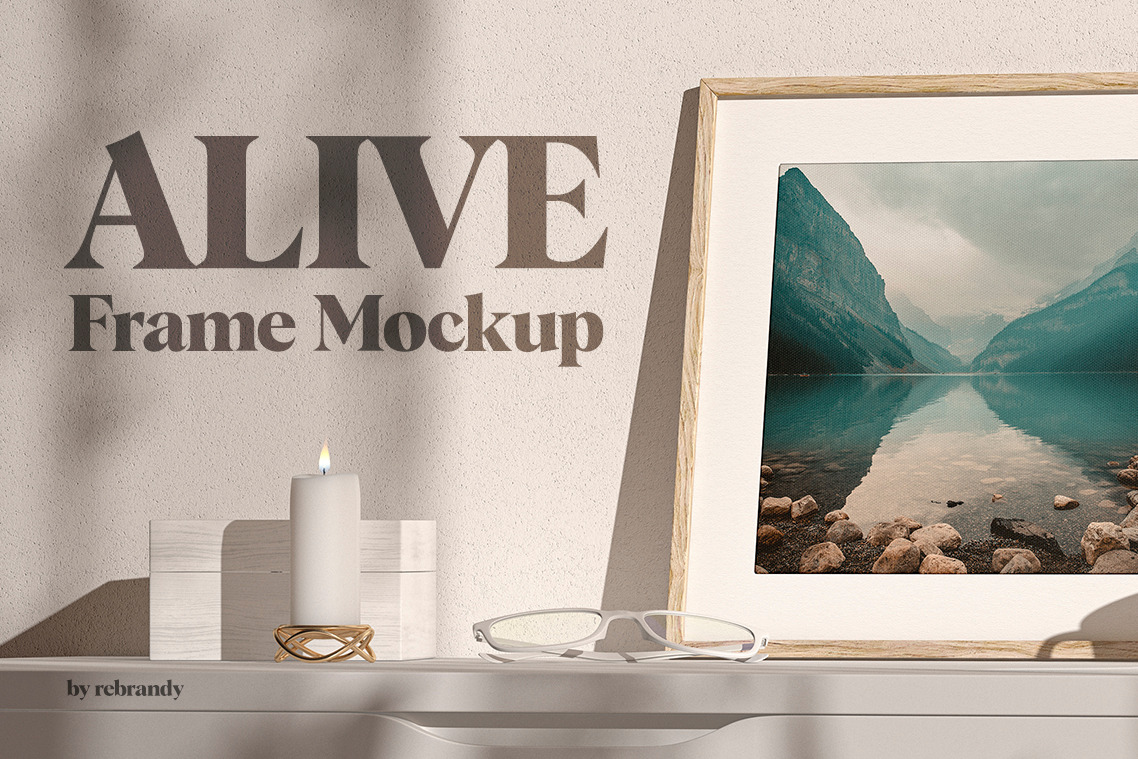 Alive Frame Mockup, a Graphic by rebrandy