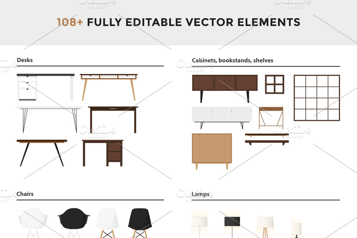 Vector Scene Creator, an Object Illustration by Mgd.Design