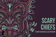 Scary Chiefs Illustration, a Work Illustration by badsyxn