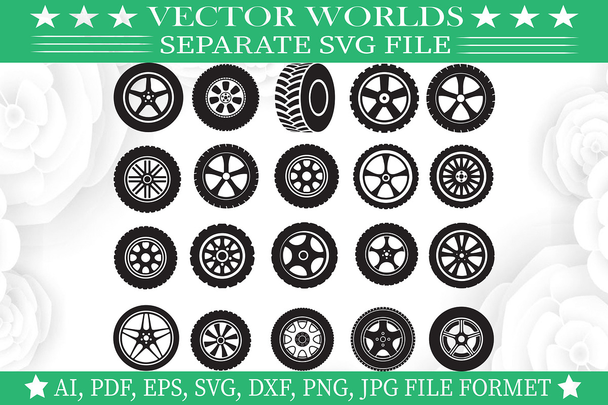 Tyre Svg, Car, Fashion Svg, an Object Graphic by VectorWorlds