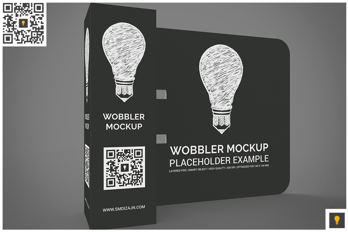 3D Wobbler Mockup, an Advertising Mockup by Shocky Design Studio ...
