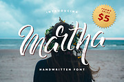 Martha script, a Script Font by Deveze Art & Co