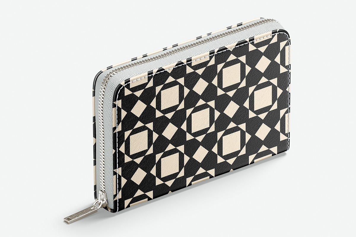 Geometric Monotone Pattern, a Wallpaper Graphic by MalyskaStudio