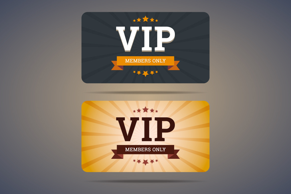 Vip club card design, an Illustration by zanimanski